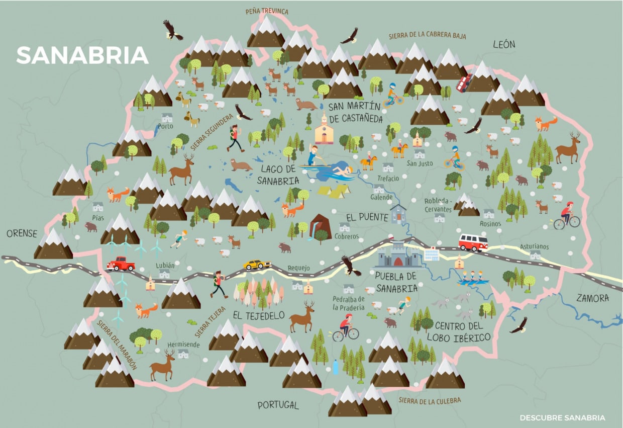 Descubre los encantos de Zamora: mapa con todos sus pueblos - El Camino ...